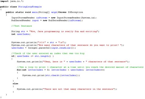 Ib Computer Science Strings And Characters In Java A1 Stem Education
