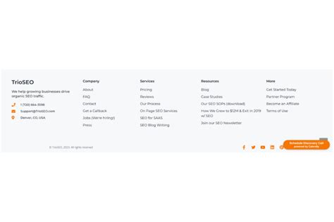 Footer Seo Best Practices Optimization Links And More