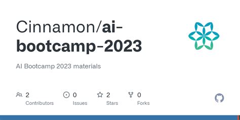 Github Cinnamon Ai Bootcamp 2023 Ai Bootcamp 2023 Materials