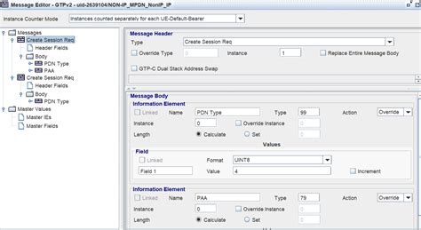 How To Send Different Pdn In Consecutive Create Session Request