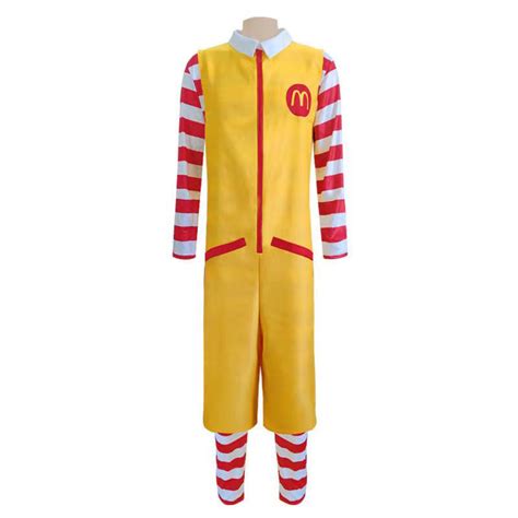 Ronald Mcdonald Costume With Wig Loasp