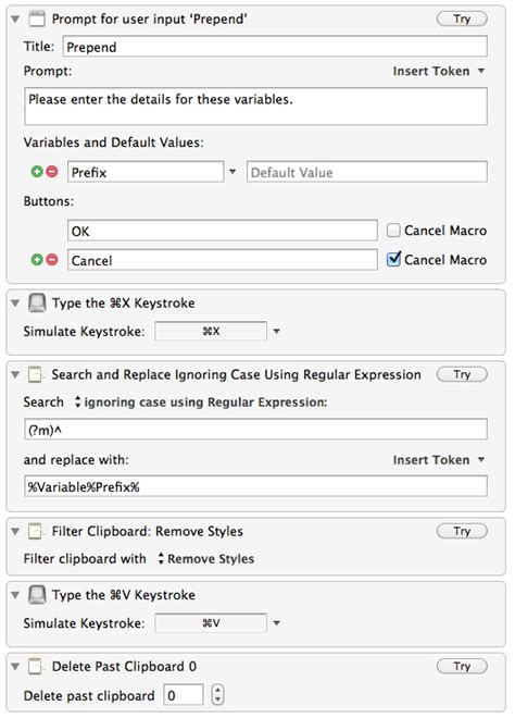 Text Processing Macros Macdrifter