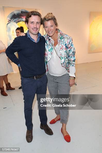 Artist Goetz Von Schlotheim And Marion Eva Krawitz During The Pop Up