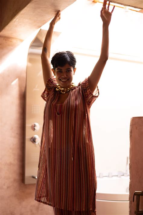 The Phoebe Long Crochet Shirt Hëne