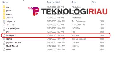 Cara Menghilangkan Url Public Codeigniter 4 Teknologi Riau