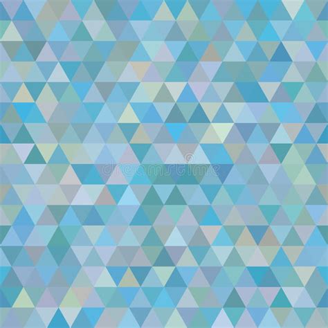 Abstract Seamless Sample Of The Repeating Triangles Of Elements Stock Vector Illustration Of
