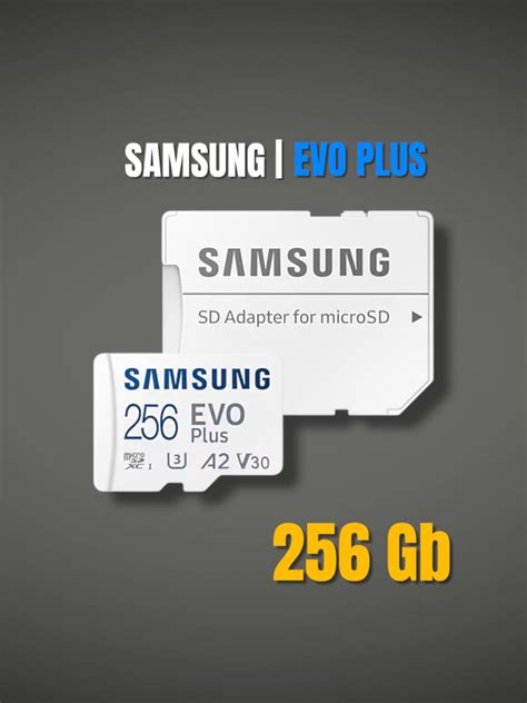 Карта памяти Micro Sd 256gb Samsung Evo Plus Карта памяти микро сд 256 Гб купить на Ozon по