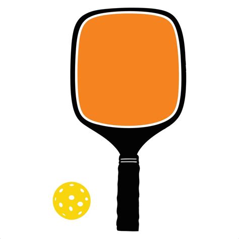 Pickle Racket With A Ball In Flight 57831276 Vector Art At Vecteezy
