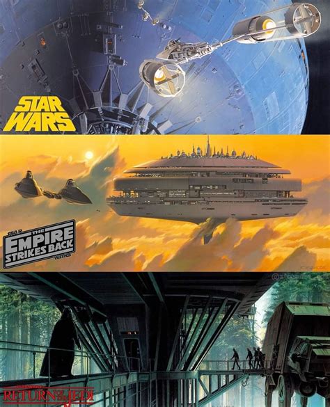 Ralph Mcquarries Concept Art For The Original Trilogy Rstarwars