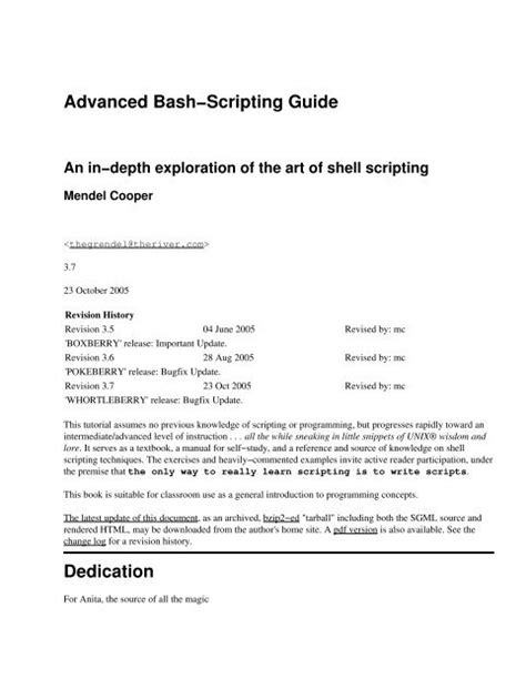 bash programming pdf