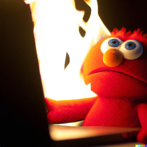 New Elmo Fire Memes With Dall E 2 • George Mandis