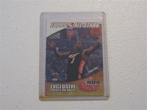 2006 Topps 2k7 Sports Dwyane Wade Cheat Code Art Antiques And Collectibles Collectibles Sports