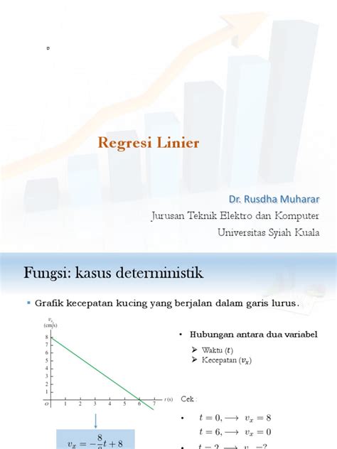 Lec 03 Regresi Linier Optimized Pdf Dependent And Independent Variables Errors And