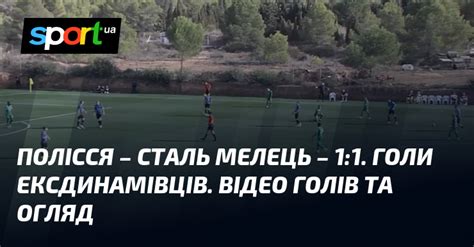 Полісся – Сталь Мелець – 1:1. Голи ексдинамівців. Відео голів та огляд