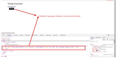How To Check Modify CSS Of Bootstrap Tooltip On Chrome Tool SS Blog