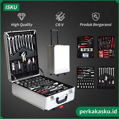 Promo Isku 187 Tool Kit Set Kunci Sok Set Shocket Set Cr V Toolkit