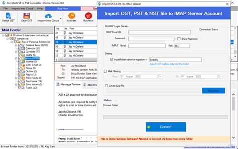 Migrate Import OST File Into IMAP Account With Smart Steps