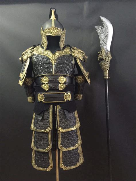 仿古代将军盔甲cos古装片武将铠甲工艺品 定 剧组演出服装可穿 阿里巴巴