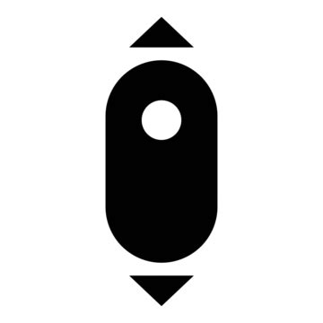Black Scroll Down Icons With Mouse And Arrows Vector Illustration Vector Navigate Collection