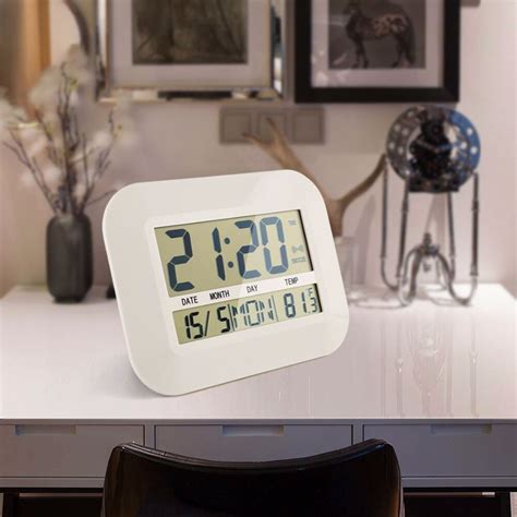 Big Number Large LCD Digital Wall Clock Table Watch Mural Nixie