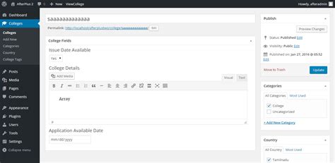 php wordpress post not getting updated in editor stack overflow