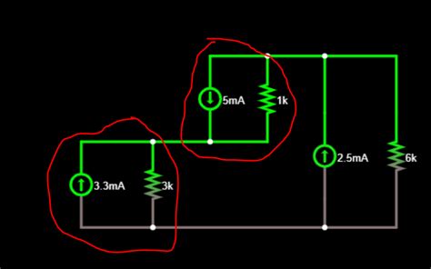 Circuit Analysis Source Conversion Combining Series Current Sources Electrical Engineering