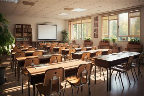 Premium Ai Image Classroom In The School Professional Advertising