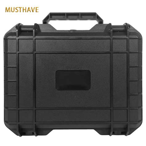 도구 상자 플라스틱 안전 장비 악기 케이스 휴대용 건조 충격 방지 Pre Cut 폼 여러 크기 티몬