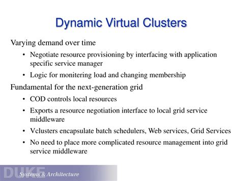 ppt dynamic virtual clusters in a grid site manager powerpoint presentation id 9275050