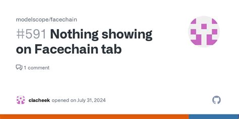 Nothing Showing On Facechain Tab Issue Modelscope Facechain GitHub