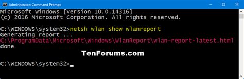Create Wlan Report In Windows 10 Tutorials