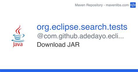 Archtestsjar Comgithubadedayoeclipsesdk