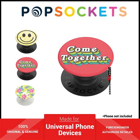 Popsockets Popgrip Swappable Tie Dye Smiley Barcode 840173705001