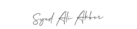 79 Syed Ali Akber Name Signature Style Ideas Ideal Esignature