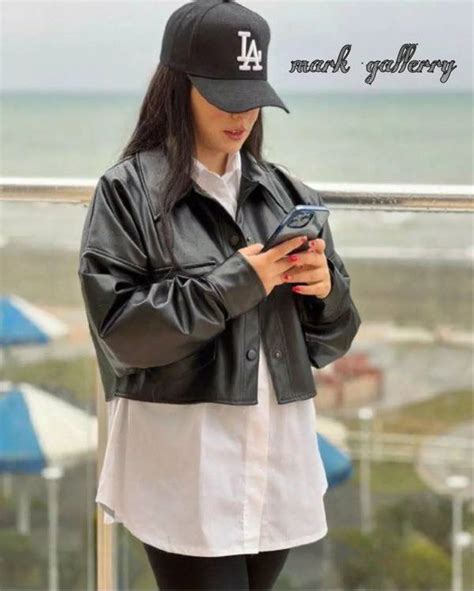 مدل کت چرم دخترانه جدید و شیک مدل امسال اینستاگرام