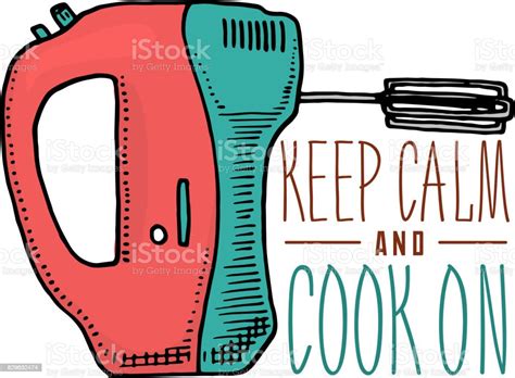 믹서 또는 주방 기구 메뉴 장식 재료 오래 된 스케치에 그려진 손 새겨진 기호 상징 또는 라벨을 굽기 또는 빈티지 스타일 진정 하 고 요리를 0명에 대한 스톡 벡터 아트 및