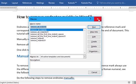 How To Remove All Macros From A Word Document