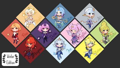 Elementalist Lux Fanart All 10 Forms R Leagueoflegends