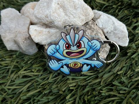 Machamp 68 Chibi Keychain 2 Fan Art Cute Foodie Sticker Laptop