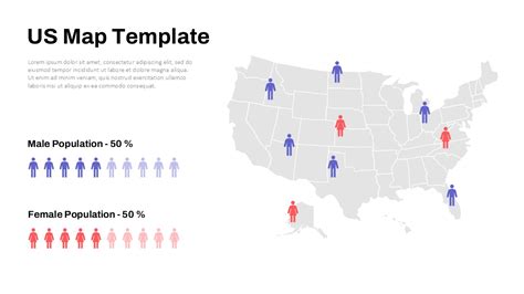 Editable Map Of Usa Powerpoint For Ppt And Google Slides SlideKit