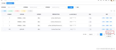 使用ruoyi设置定时任务ruoyi任务管理 Csdn博客 使用ruoyi设置定时任务ruoyi任务管理 Csdn博客