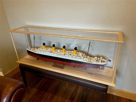 Model Ship Display Case Grandpas Cabinets