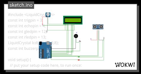 Obstacle Avoiding Robot Copy Wokwi Esp32 Stm32 Arduino Simulator