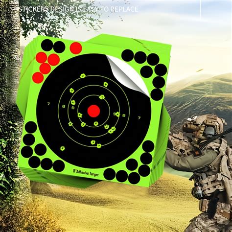 10pcs Gun Shooting Target Stickers Darts Shooting Bow And Arrow Training Accessories Shooting