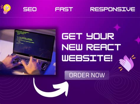 A Bespoke React Website With Custom Html Css Javascript For Web Development Upwork