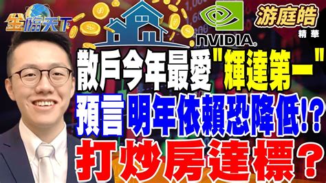 【精華】散戶今年最愛＂輝達第一＂ 分析師預言明年依賴恐降低！？ 打炒房達標？ 央行理事：不動產放款集中度可望逐季下降 游庭皓