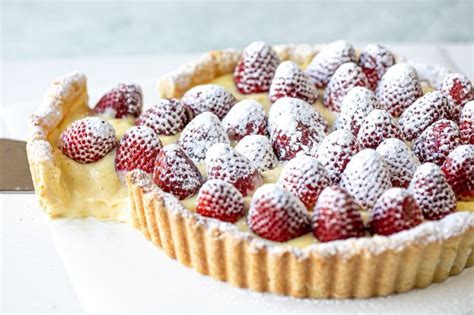 Condensed Milk Strawberry Custard Tart Recipe Australias Best Recipes