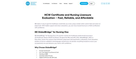 Credential Evaluation Services Usa For Nursing — The Bridgeway Firm