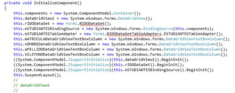error de compilación en un formulario c y sql server 2008 stack