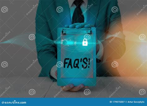 Word Writing Text Faq Business Concept For A List Of Questions And Answers Relating To A